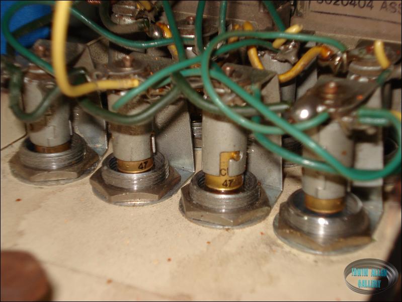 Back of Flight Console Radar Panel Prop Switch Panel