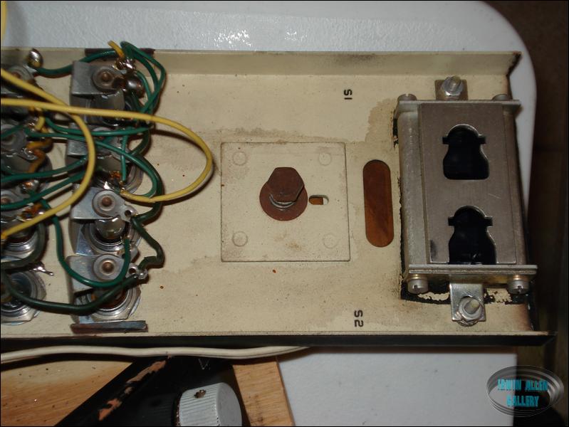 Back of Flight Console Radar Panel Prop Switch Panel