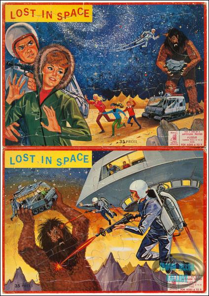 Lost in Space Tray Puzzle Pair