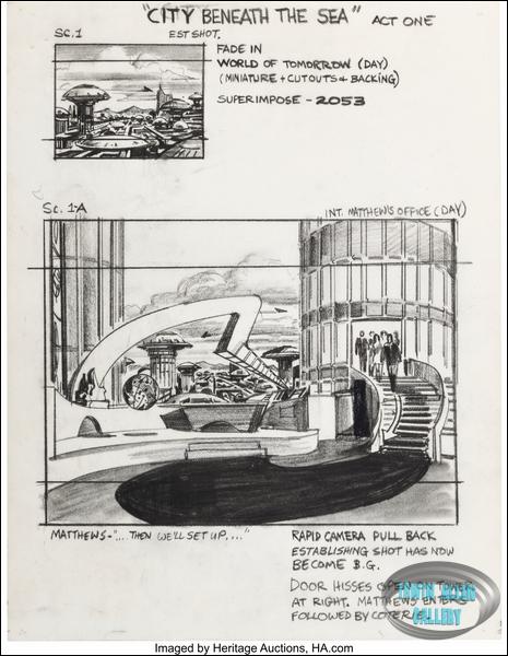 City Beneath the Sea Storyboards