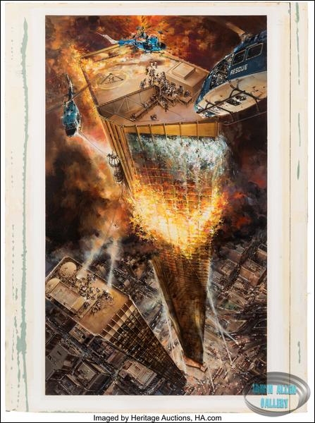 John Berkey Towering Inferno Poster Art