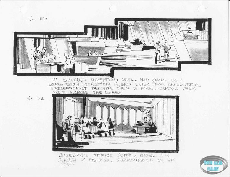 Scenes 53 to 54 - Bigelow's office suite